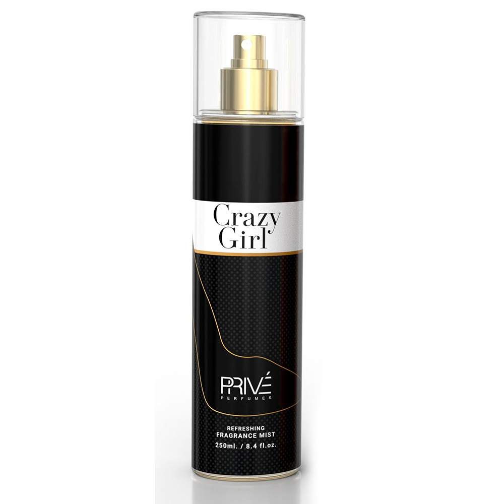 Парфюмированный спрей для тела женский Prive Parfums Crazy Girl 250 мл ...