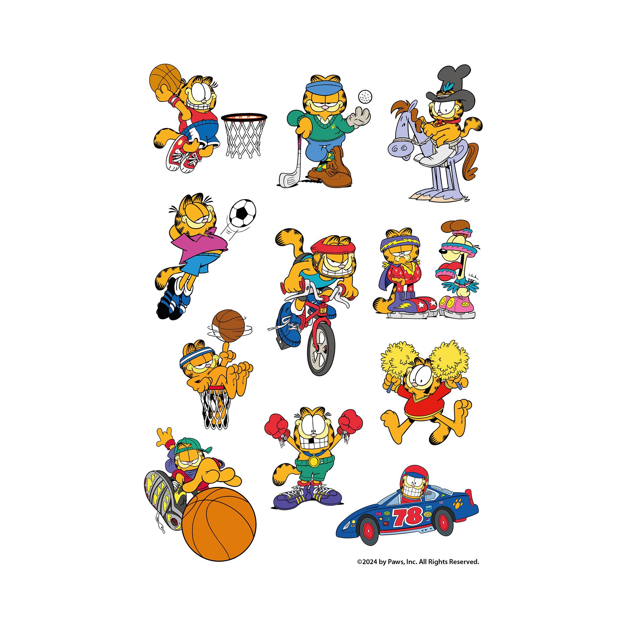 Тимчасове татуювання Sovart Гарфілд 145*205, мікс 6 — купити на EVA.UA - гіпермаркет краси