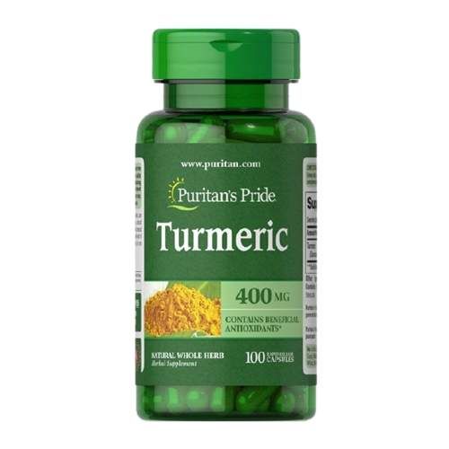 Куркума Puritan's Pride Turmeric 400 mg 100 Caps (879061) — купити на ...