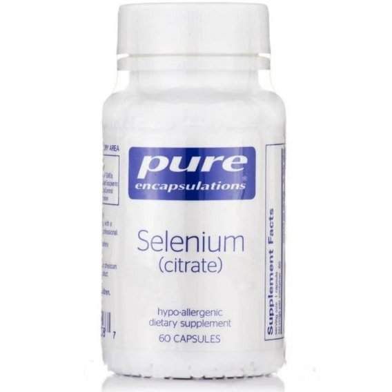 Селен Pure Encapsulations Selenium Citrate 60 Caps PE-00458 (879394 ...