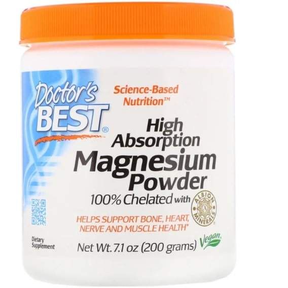 Мікроелемент Магній Doctor's Best High Absorption Magnesium Powder 100% ...