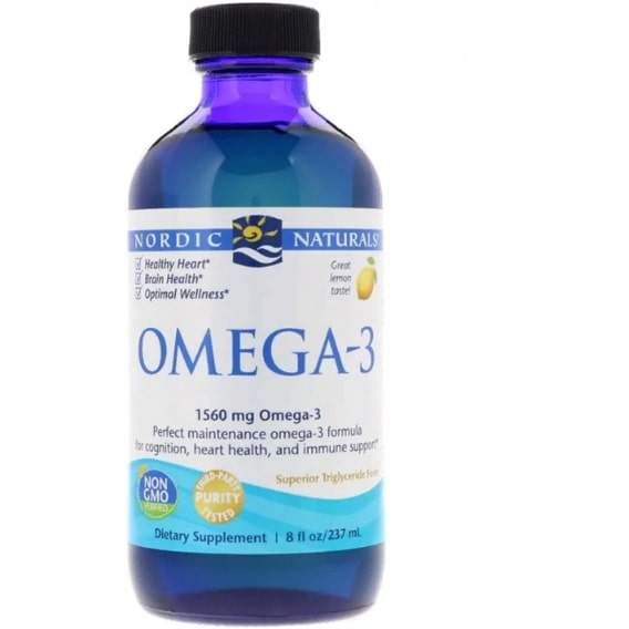 Омега 3 Nordic Naturals Omega-3, 8 fl oz 237 ml Lemon NOR-02763 (880916 ...
