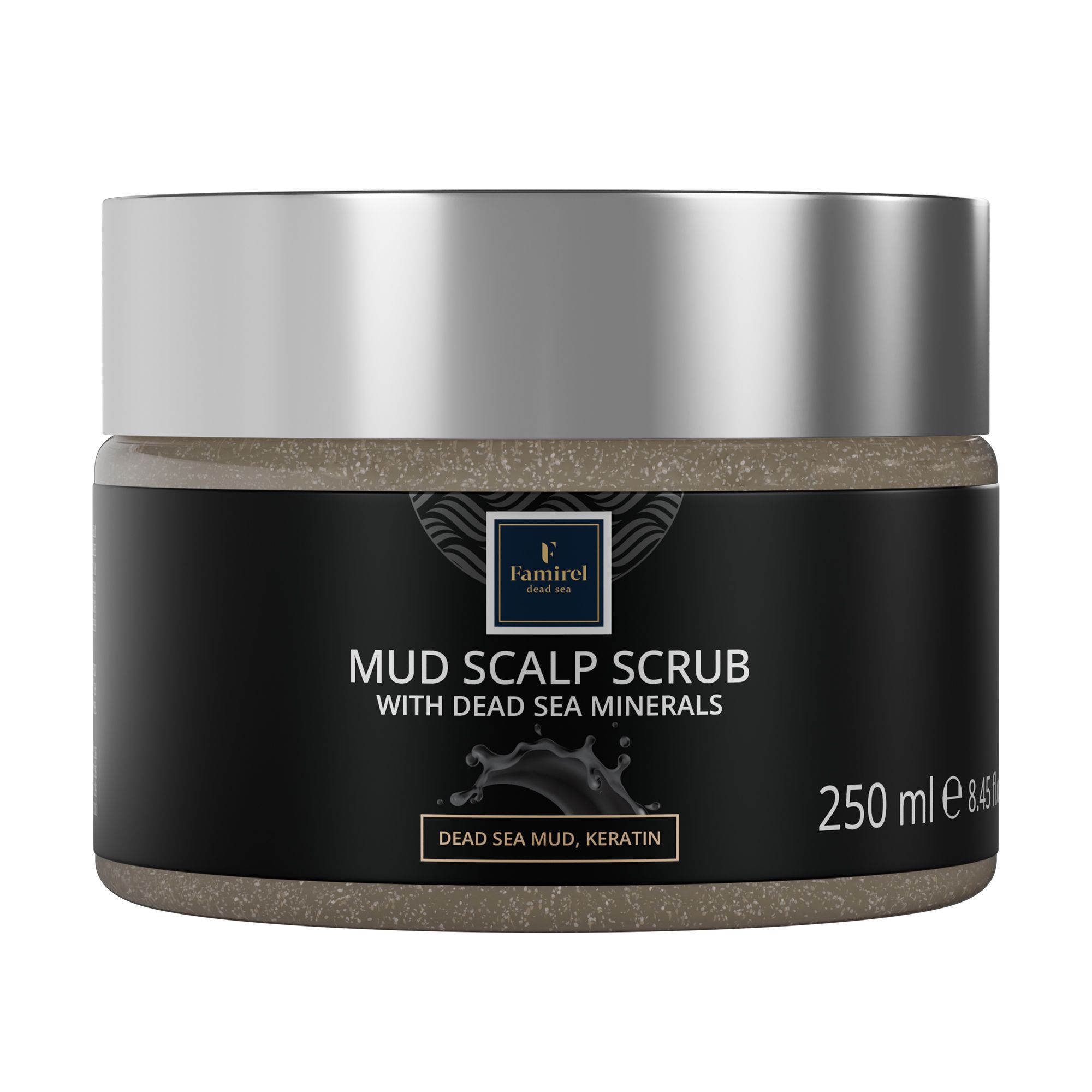 Скраб для кожи головы Famirel Mud Scalp Scrub с грязью Мертвого моря ...