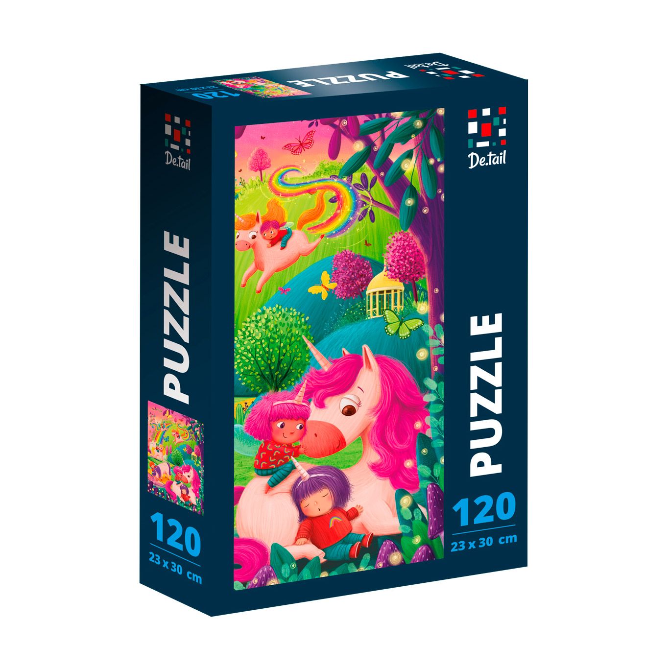 Пазли De.tail Веселкова прогулянка, від 5 років, 120 деталей, 23*30 см ...