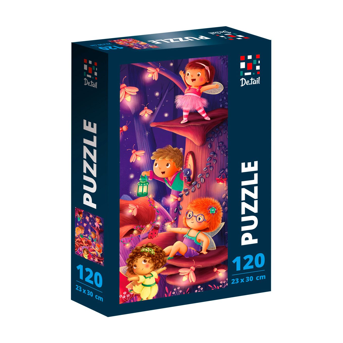 Пазлы De.tail Лесной городок, от 5 лет, 120 деталей, 23*30 см (DT100-22 ...