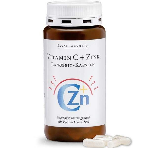 Вітамін C Sanct Bernhard Vitamin C+Zink 180 Caps (885162) — купити на ...