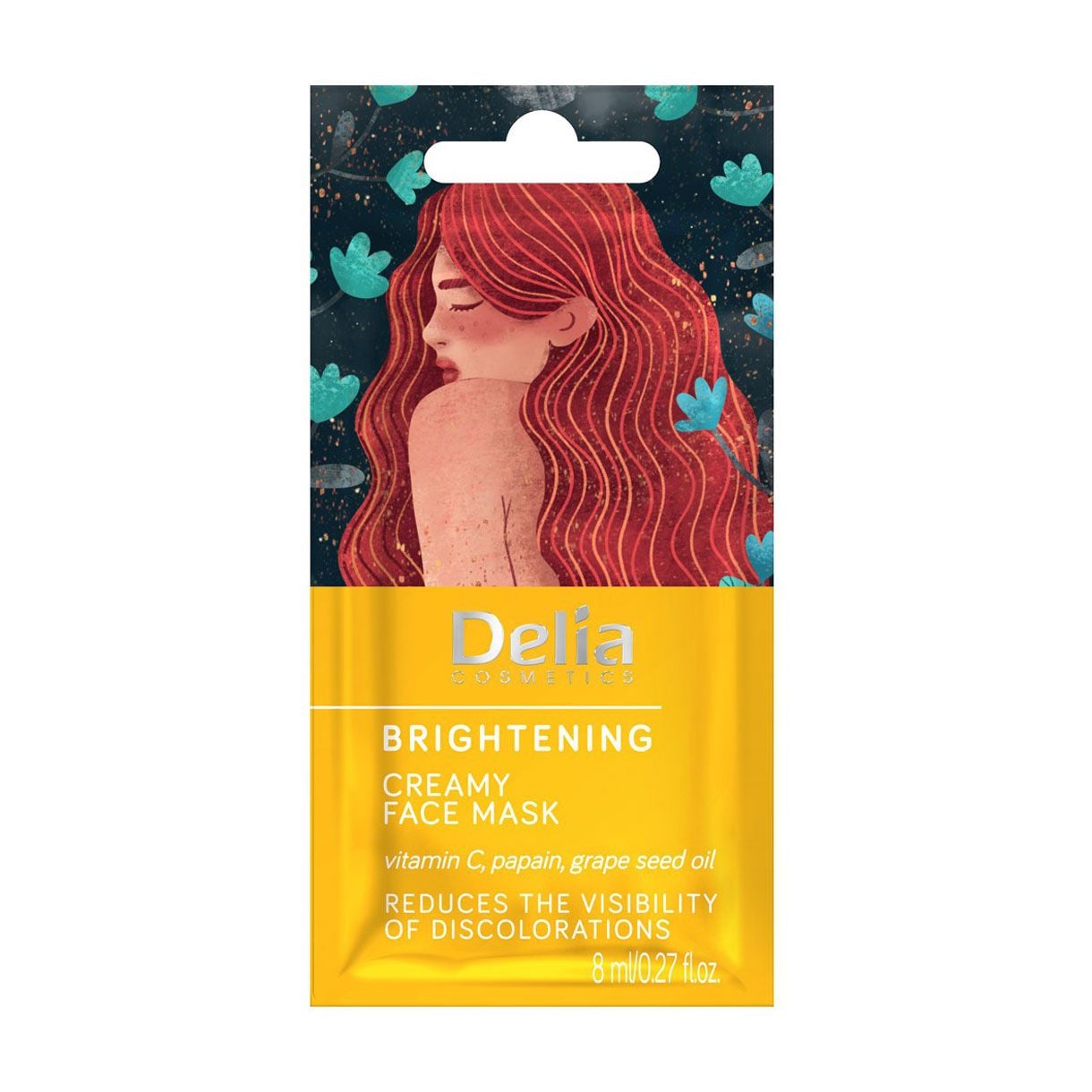 Кремовая маска для лица Delia Cosmetics Brightening Creamy Face Mask ...