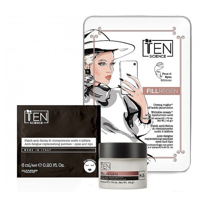 Набор Ten Science Fill Regen Kit (крем для лица, 50 мл + патчи для кожи ...