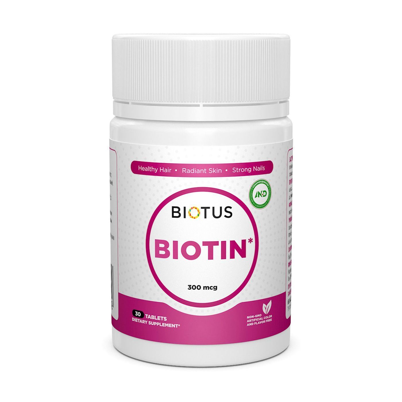 Біотин Biotus Biotin, 300 мкг, в таблетках — купити на EVA.UA ...