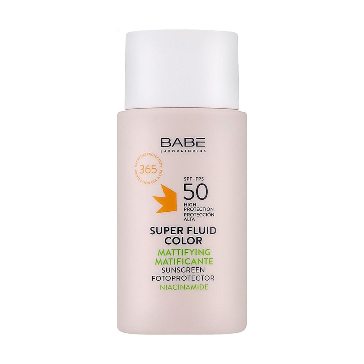 Cонцезахисний супер флюїд ВВ BABE Laboratorios Super Fluid Color SPF 50 ...