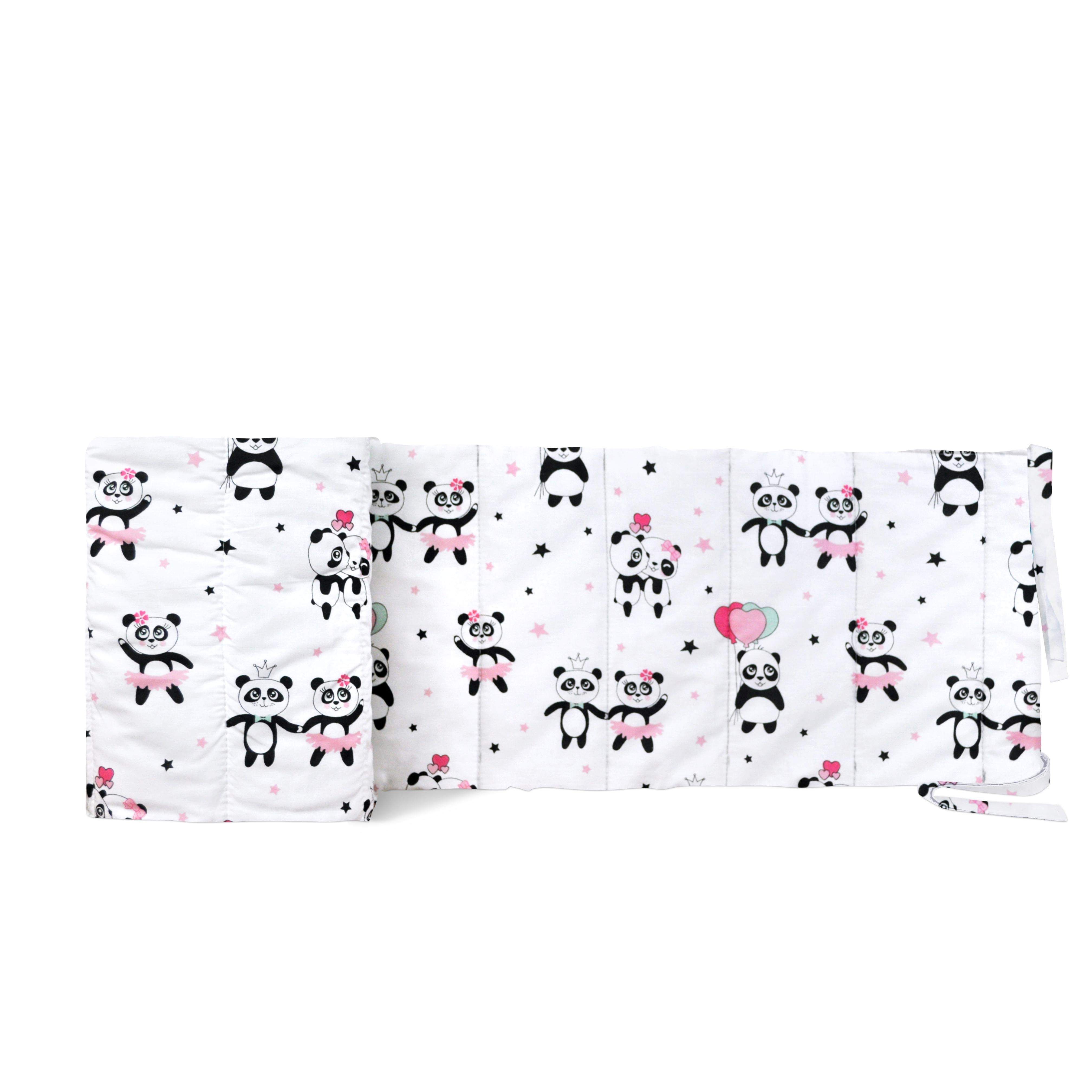 Набір бортиків в ліжечко ROSE PANDA COSAS (4822052280072) (900217 ...