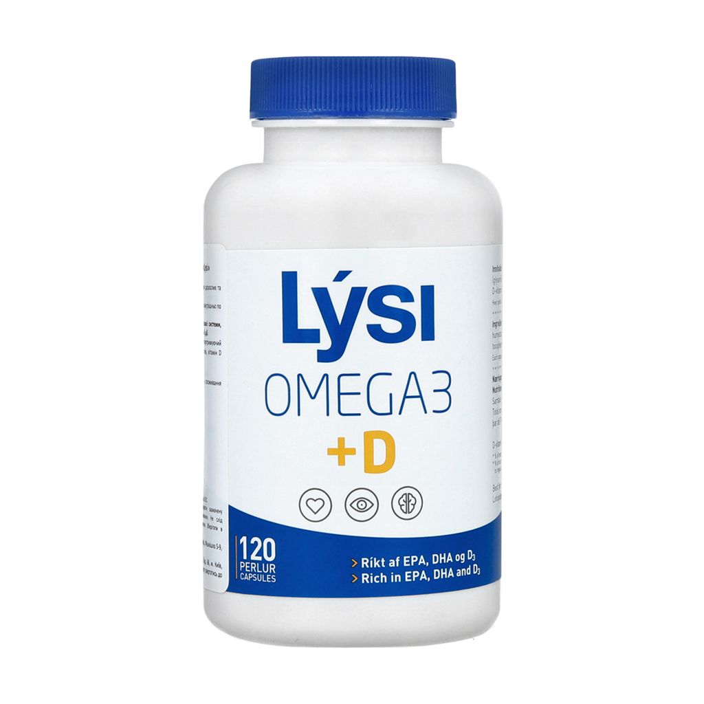 Омега 3 з вітаміном Д Lysi Omega 3 + D, 120 капсул — купити на EVA.UA ...