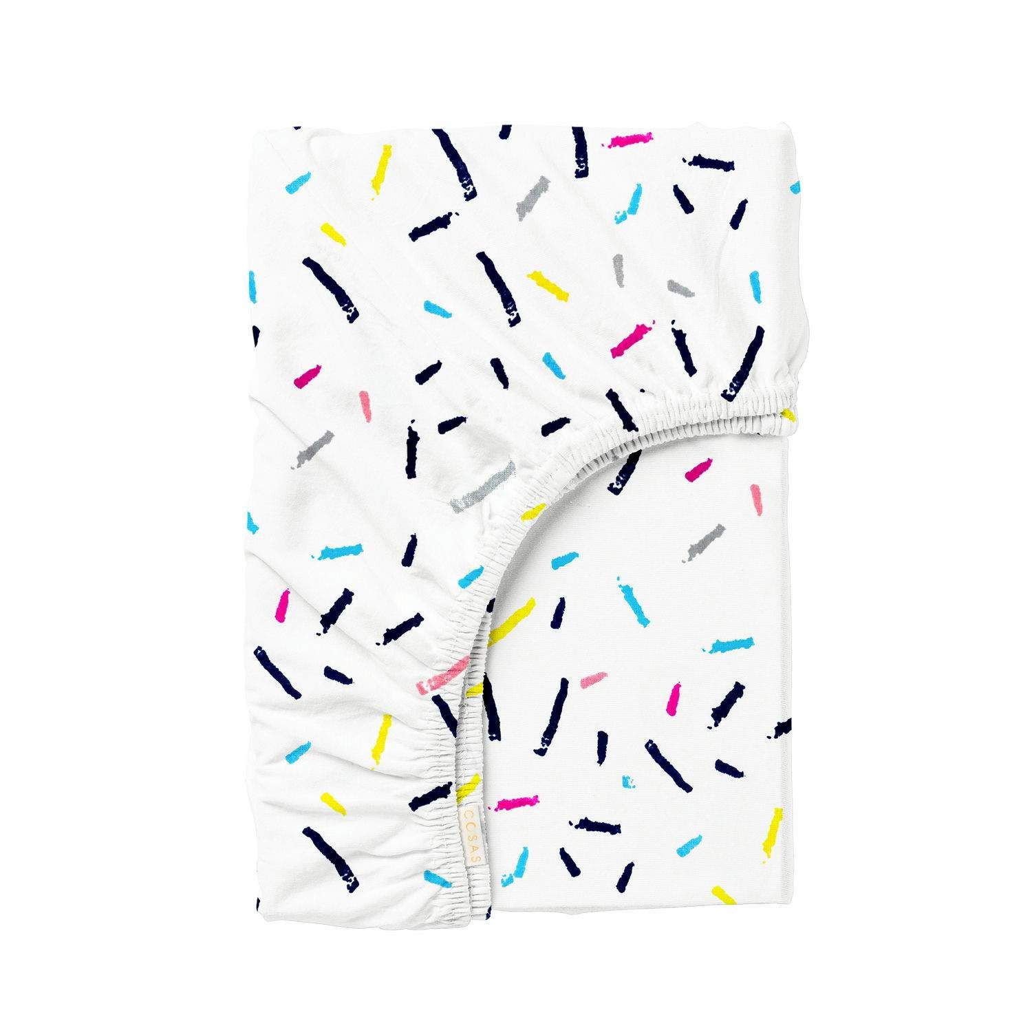 Простирадло на резинці в дитяче ліжечко 60х120 COLOR LINES COSAS ...