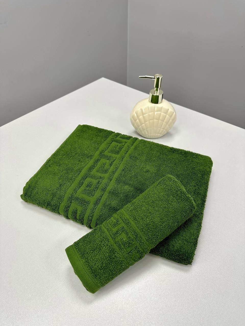 Комплект махровых полотенец Ideal Textile Greek 35х60см + 70х135см 400 ...