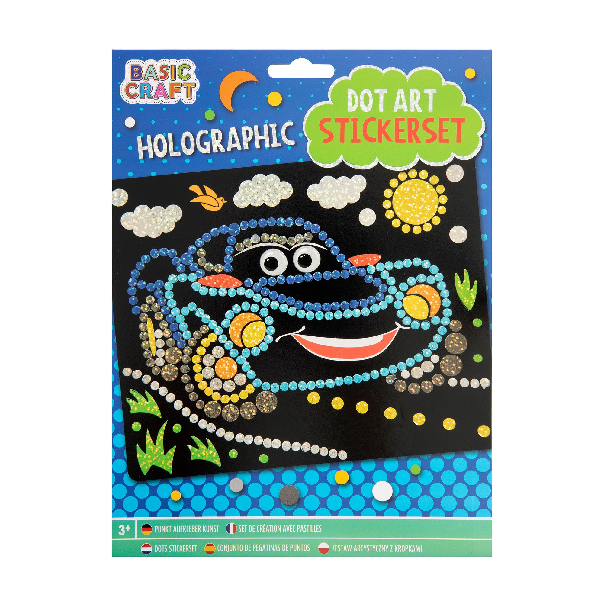 Набір наліпок Grafix Holographic Car Dot Art від 3 років, 22*18 см ...