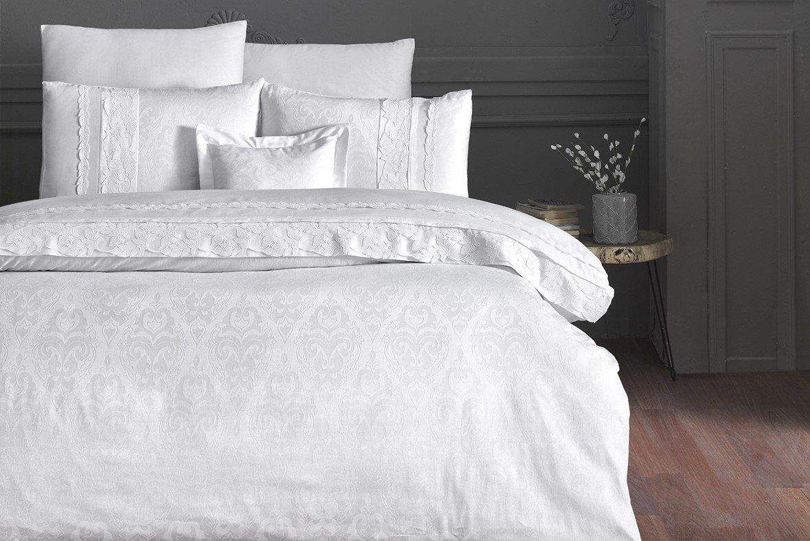 Постільна білизна First Choice VIP Moonlight сатин April krem євро ...