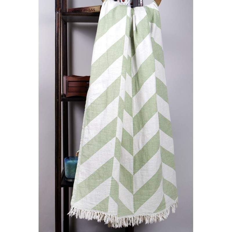 Плед-накидка Barine Fishbone Throw Green Eyes 130x180 (907406) — купить ...