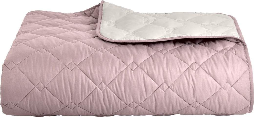 Покривало IDEIA Стиль Cube двостороннє пудра/світло-сірий 210x240 ...