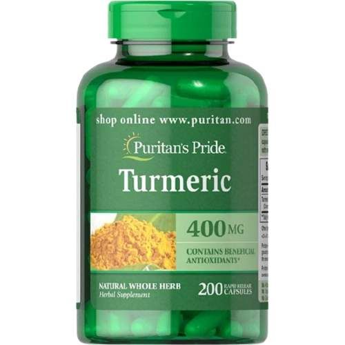 Куркума Puritan's Pride Turmeric 400 mg 200 Caps (909713) — купить на ...