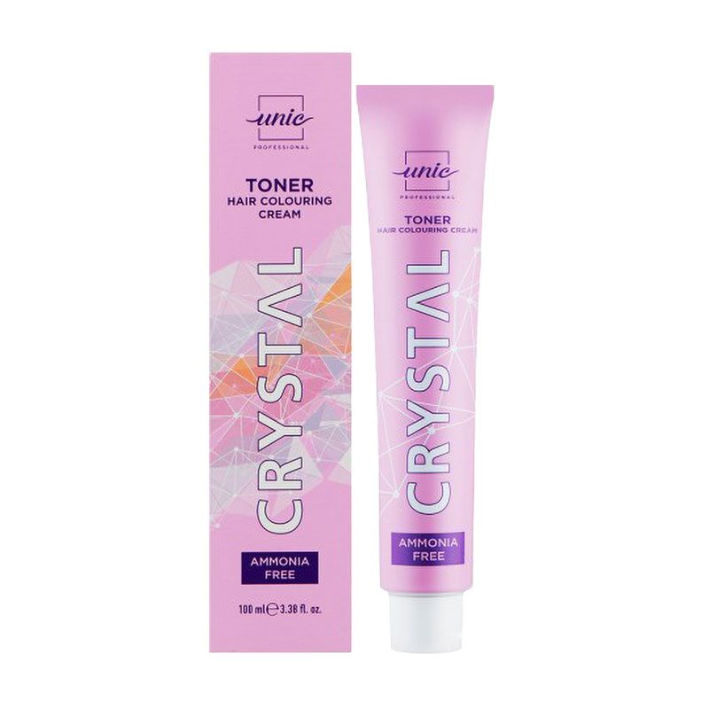 Крем-краска для волос Unic Professional Crystal Permanent Hair Color T7/7 Каштановый, 100 мл ...