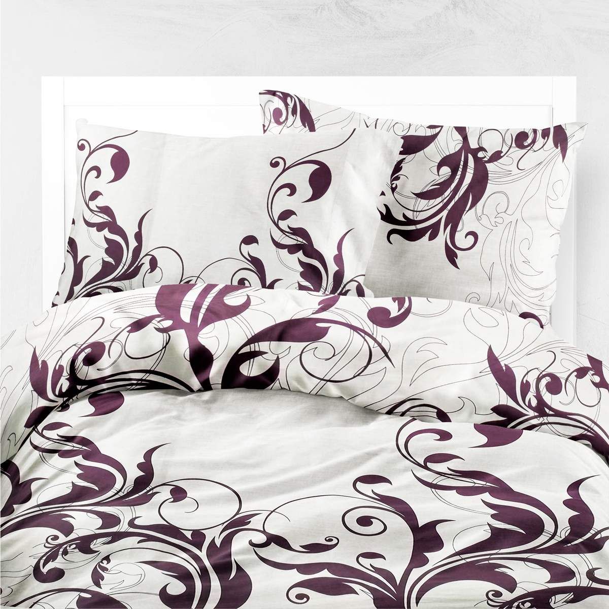 Постільна білизна бязь gold Вензель фіолет LoveYouHome Полуторні ...