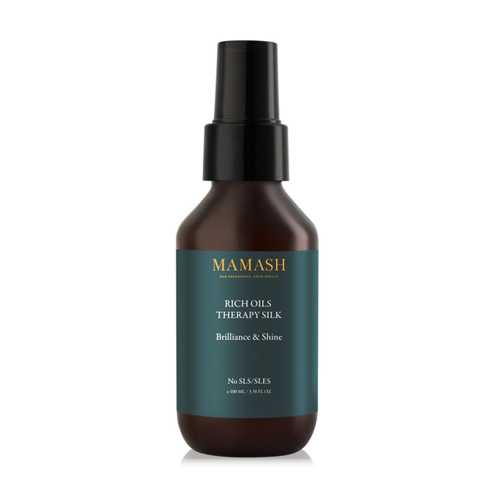 Питательное сухое масло Mamash Rich Oils Therapy Silk для сияния и блеска волос, с ценными ...