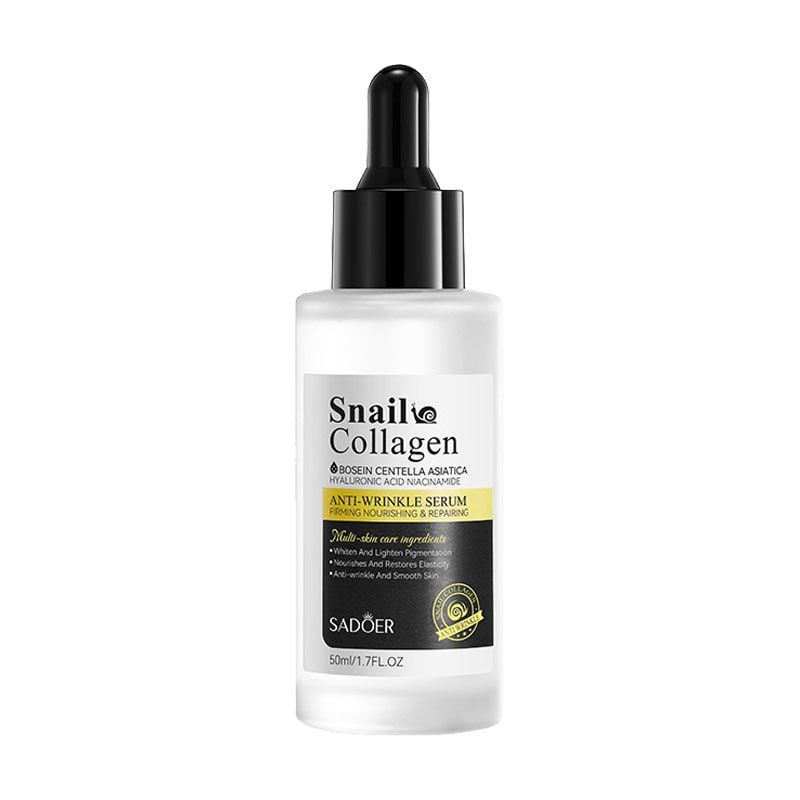 Сыворотка для лица Sadoer Snail Collagen Anti-Wrinkle Serum против морщин, с муцином улитки и ...