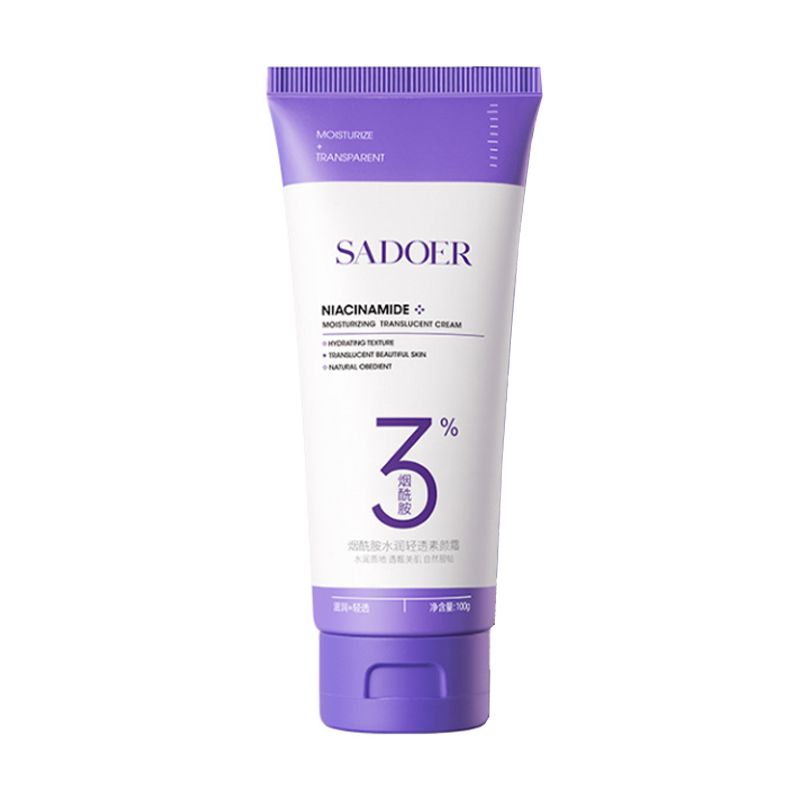 Крем для лица Sadoer Niacinamide 3% Moisturizing Translucent Cream с ниацинамидом, 100 г ...