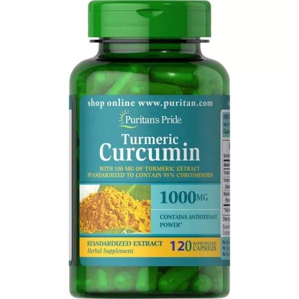 Куркума Puritan's Pride Turmeric Curcumin 1000 mg with Bioperine 5 mg ...