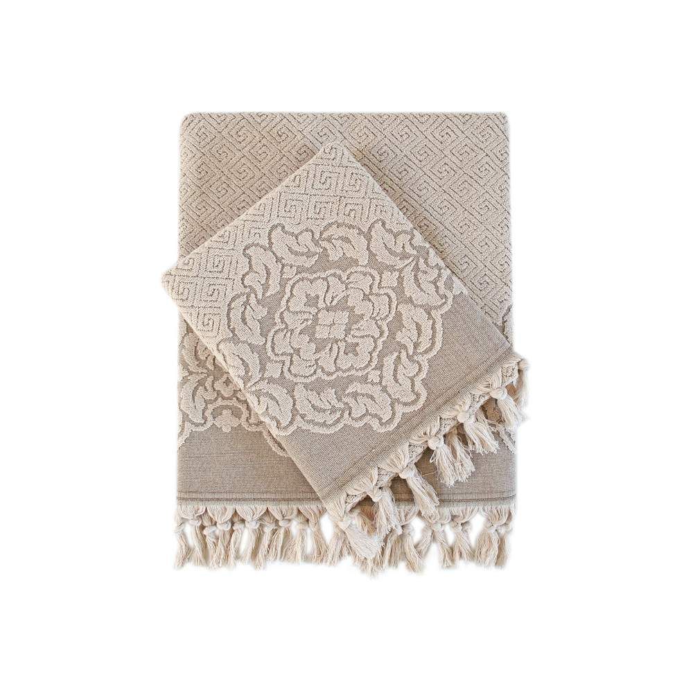 Полотенце Irya Jakarli Calisto bej бежевый 90х150 см (927768) — купить ...