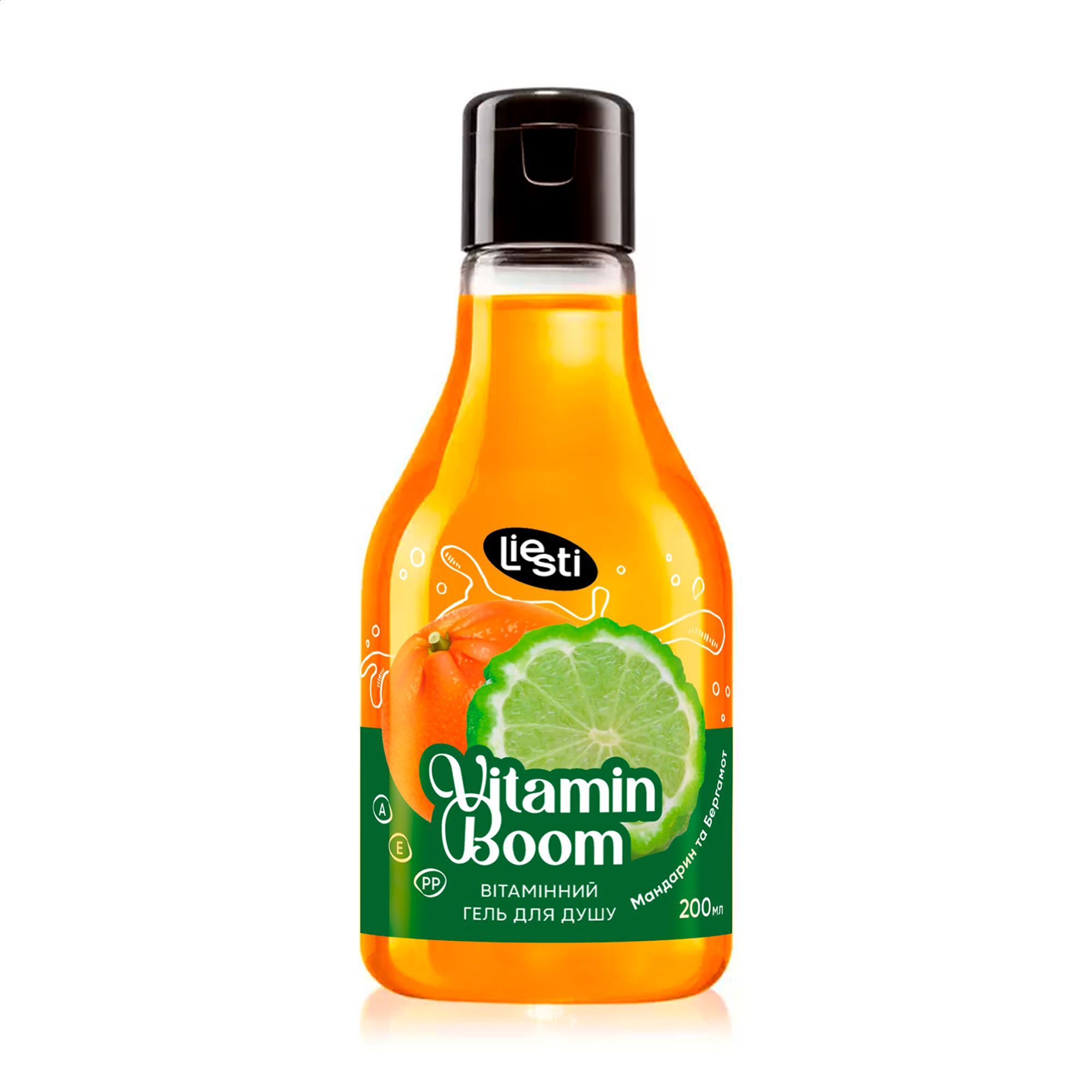 Витаминный гель для душа Liesti Vitamin Boom Shower Gel Мандарин и ...