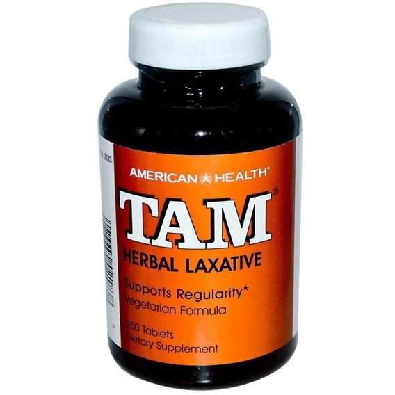 Очистка кишечника American Health TAM, Herbal Laxative 250 Tabs AMH ...