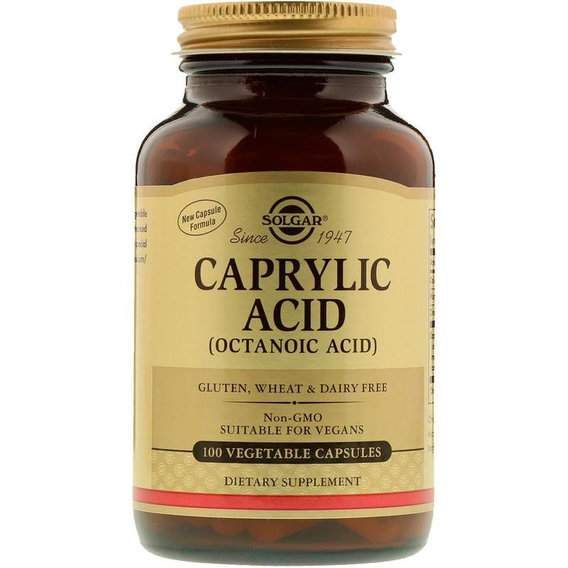 Каприлова кислота Solgar Caprylic Acid 100 Veg Caps (946015) — купити ...