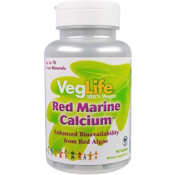 Мікроелемент Кальцій VegLife Red Marine Calcium 90 Tabs VGL-21928 ...