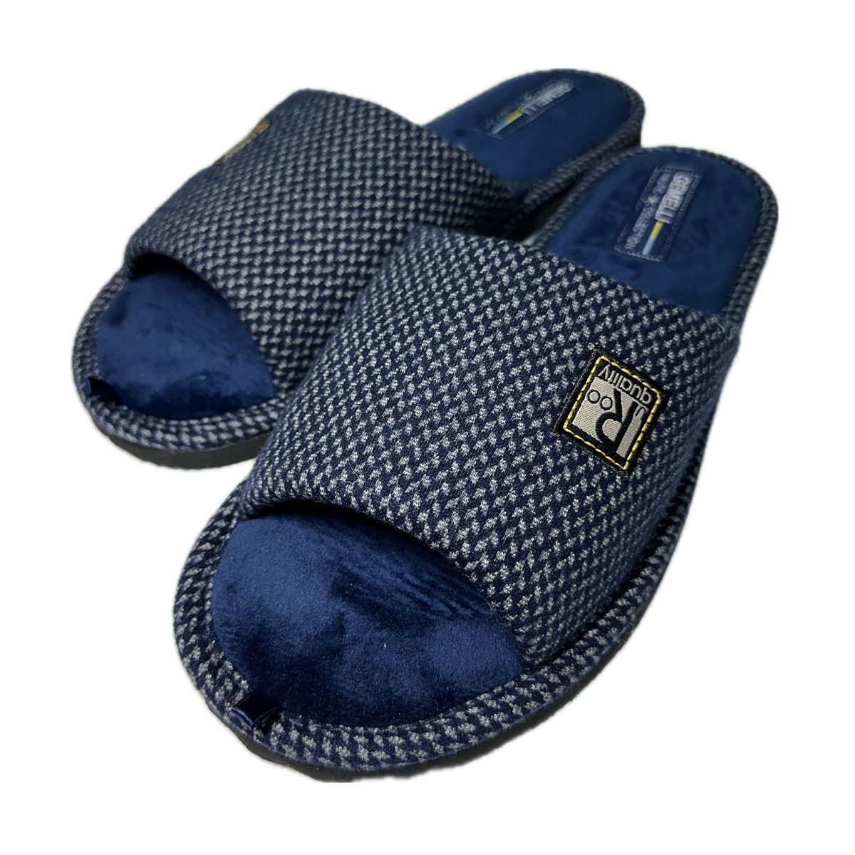 Мужские комнатные тапочки Gemelli Мартелло, открытые, синие - купить на ...