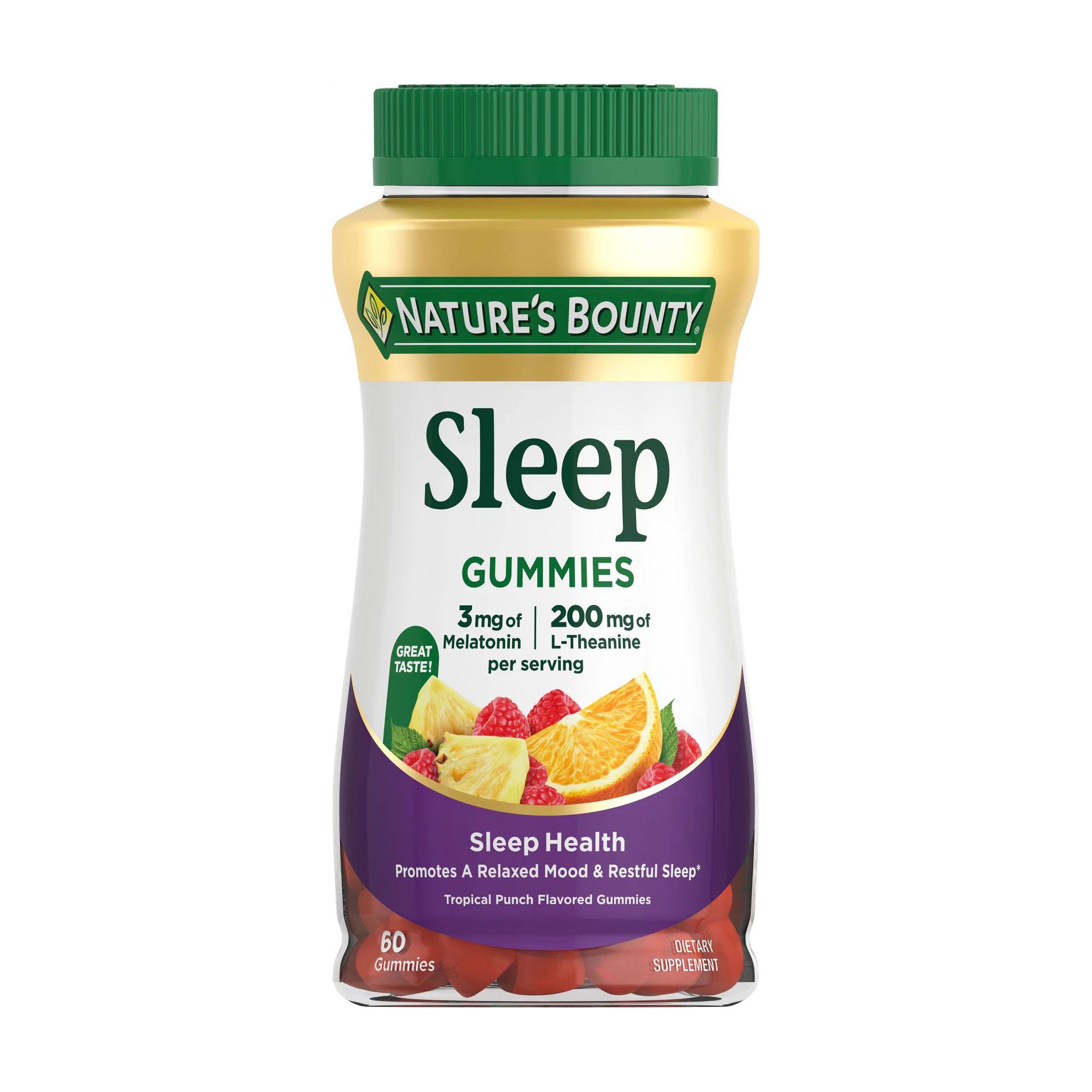 Комплекс для сна Nature's Bounty Sleep Gummies со вкусом тропического ...