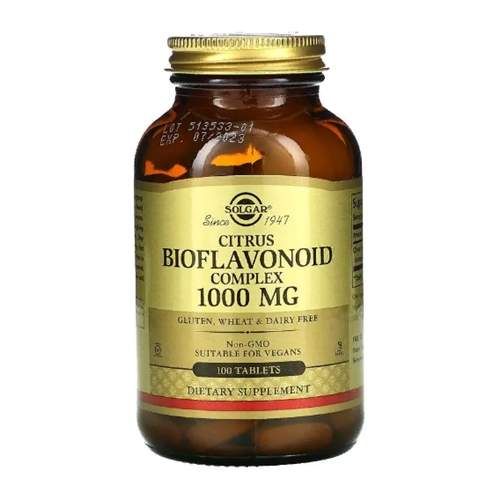 Антиоксидант Solgar Citrus Bioflavonoid Complex 1000 mg 100 Tabs ...