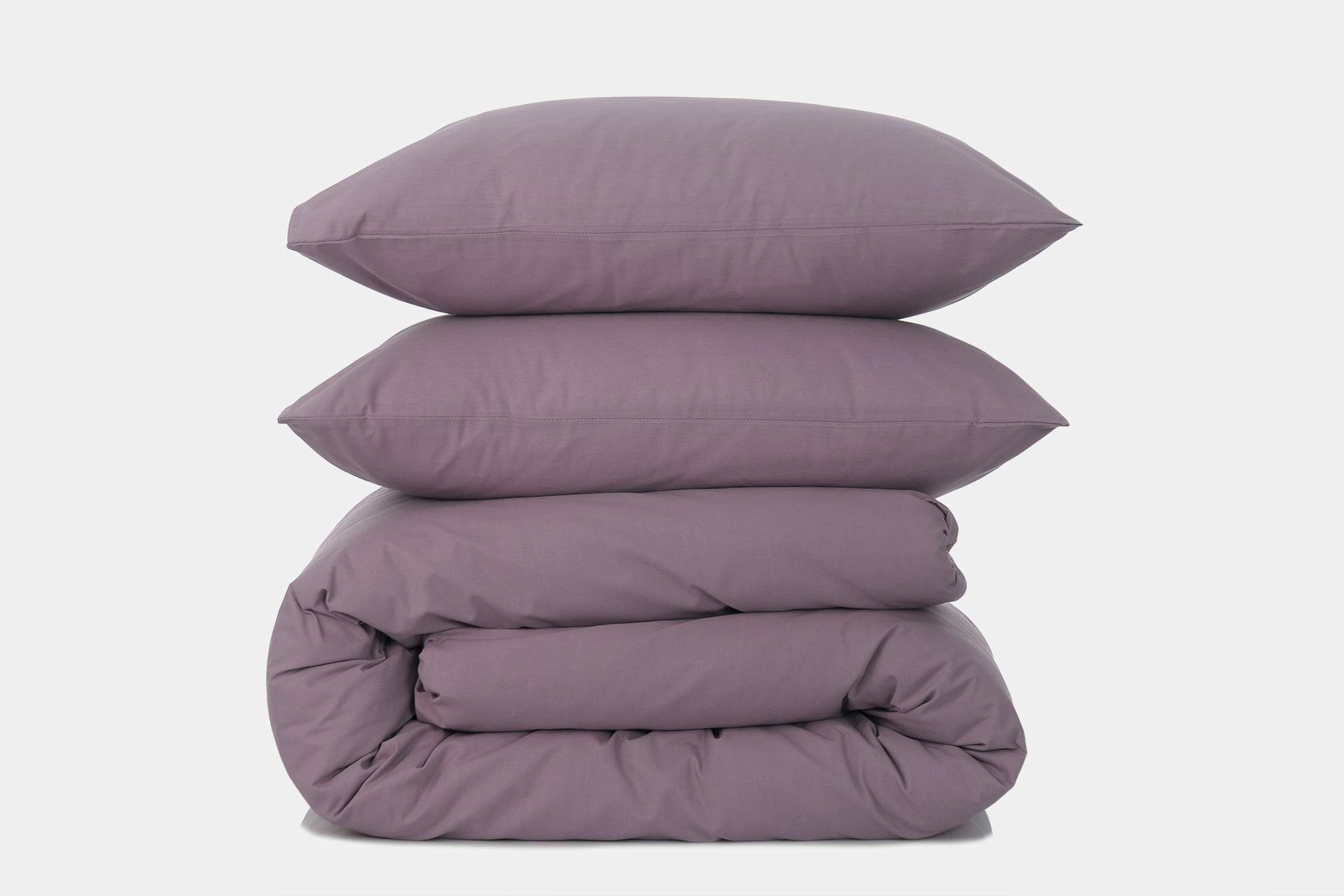 Комплект постельного белья Amore евро бязь glux-1038 бузковий (50x70 ...