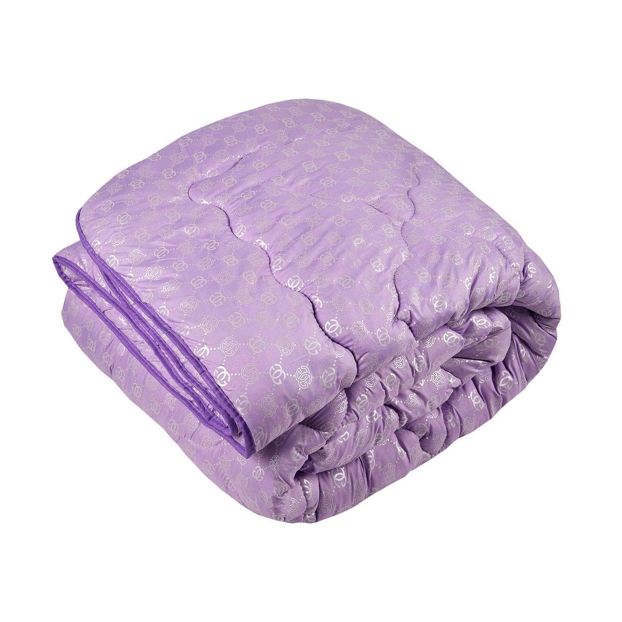 Ковдра двоспальна холлофайбер бузкова 180х210 осінь/зима/весна Ananasko B119 (950613) — купити ...