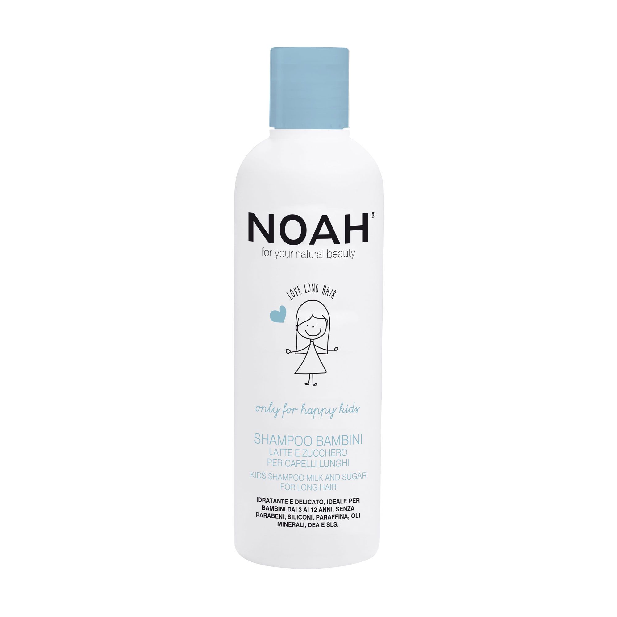 Дитячий шампунь NOAH Kids Shampoo Milk And Sugar For Long Hair для ...