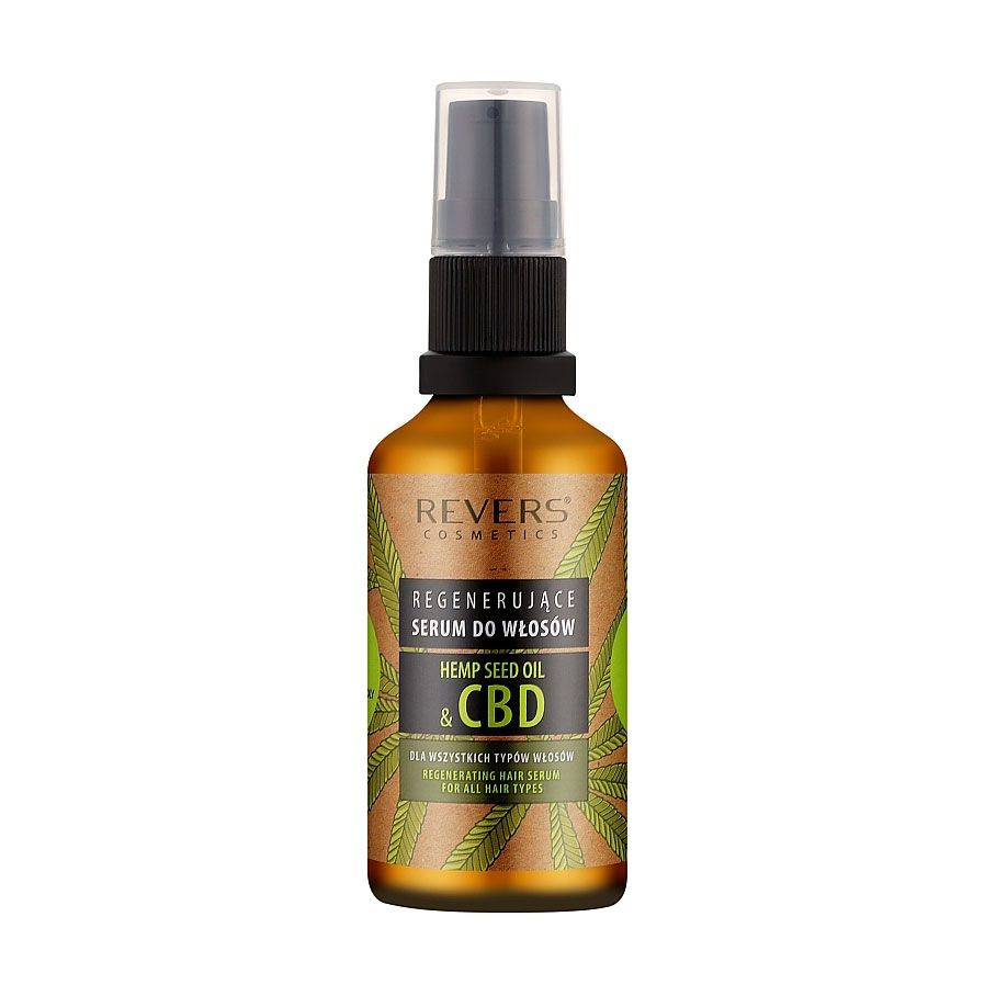 Сыворотка для волос Revers Cosmetics Hemp Seed Oil & CBD Regenerating ...