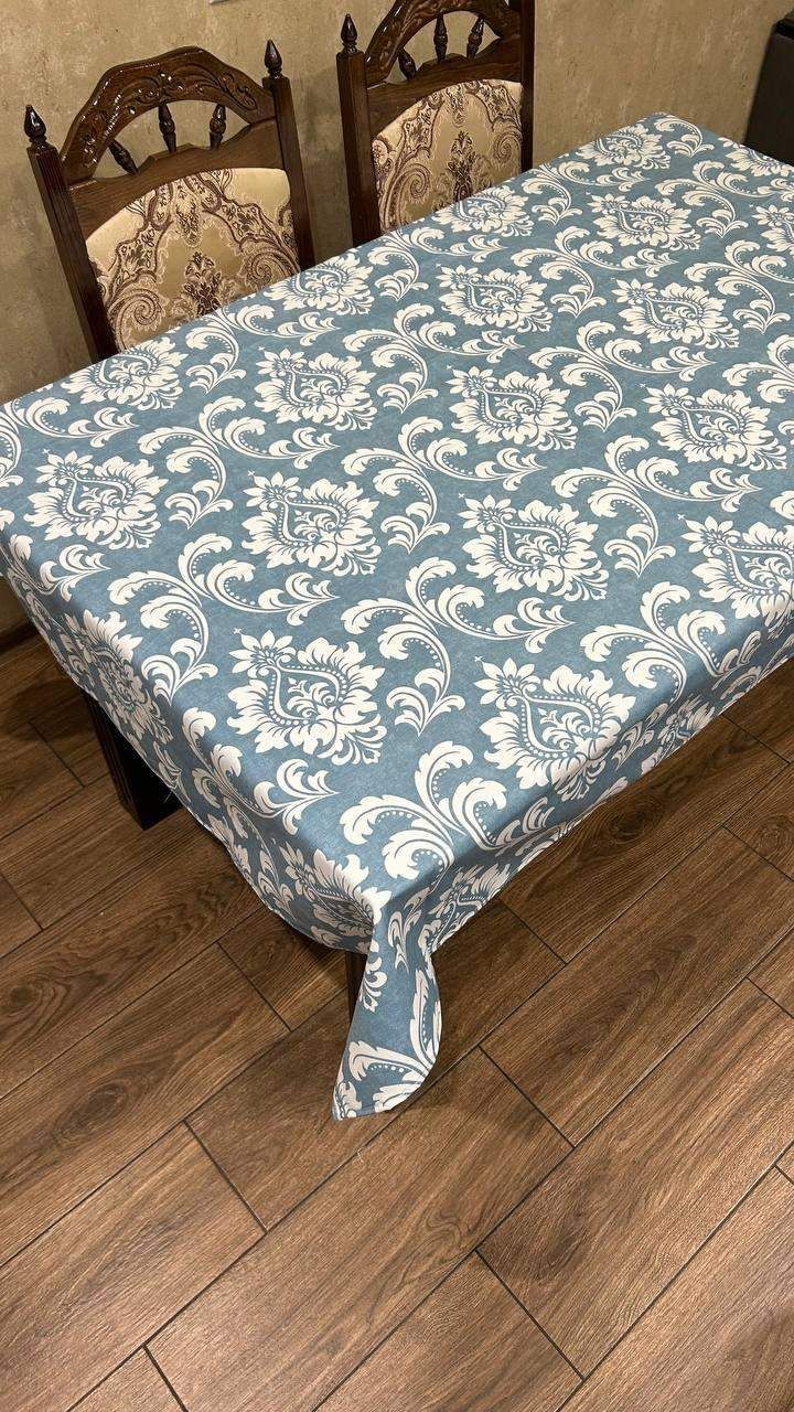 Прямокутна непромокальна скатертина 120х180 см бавовна з просоченням ...