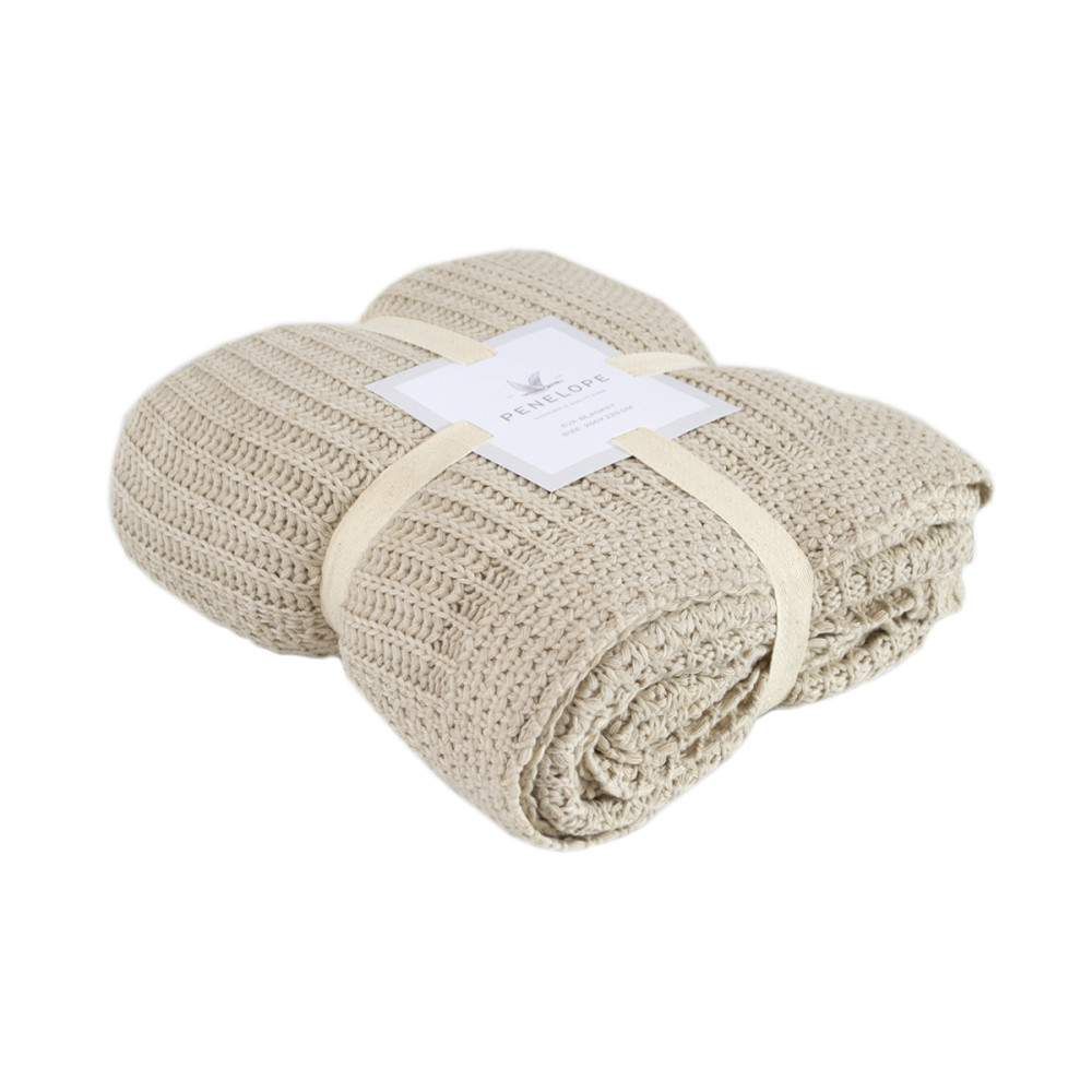 Плед Penelope Eva bej бежевий 200x220 євро (968590) — купити на EVA.UA ...