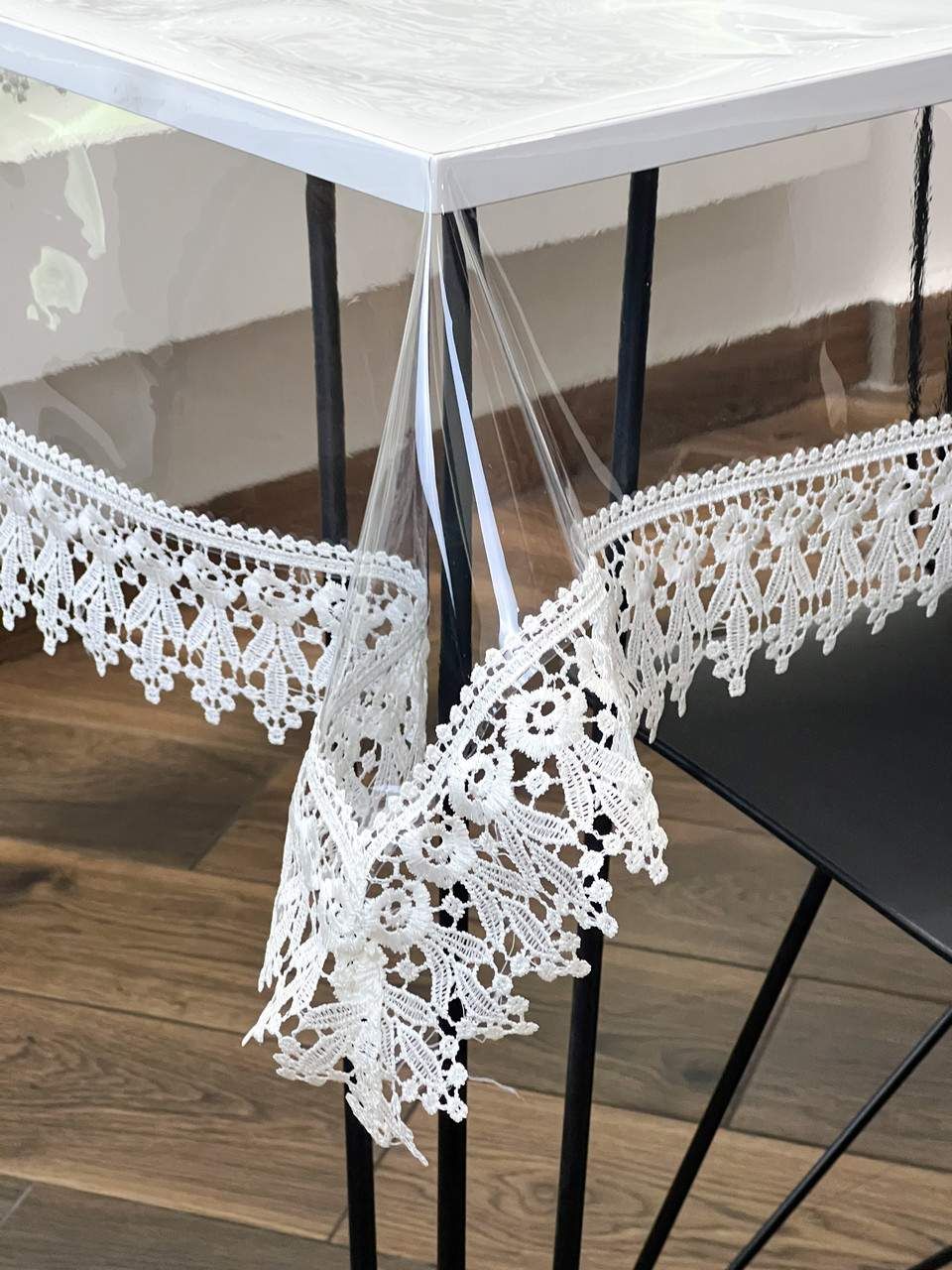 Силиконовая скатерть с Кремовым кружевом (7см) 190х130 см (105-49) (969268) — купить на EVA.UA ...