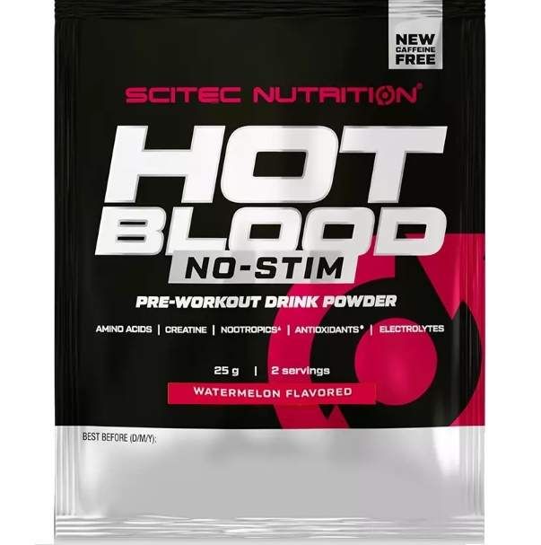 Комплекс до тренировки Scitec Nutrition Hot Blood No-Stim 25 g ...