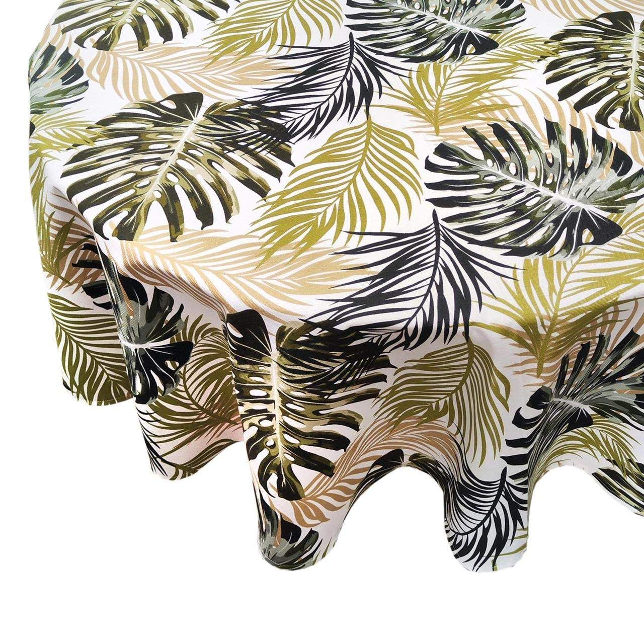 Скатертина Maystat Тропічне листя з тефлоновим покриттям 140х180 см ...