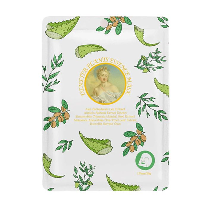 Тканевая маска для лица Mitomo 303 Demeter Plants Essence Mask с ...