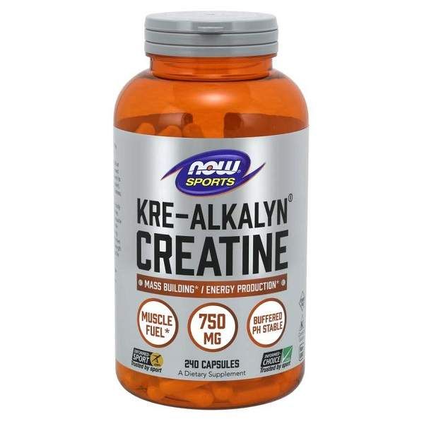 Креатин моногідрат NOW Foods Kre-Alkalyn Creatine 240 Caps (973338 ...