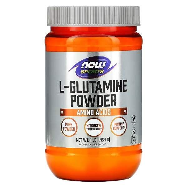 Глютамін NOW Foods L-Glutamine Powder 454 g /34 servings/ Pure (973339 ...