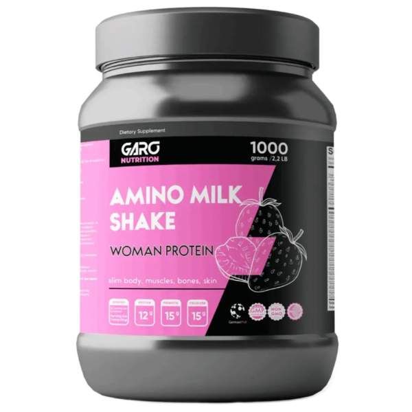 Протеин GARO Nutrition Amino Milk Shake 1000 g /30 servings/ Strawberry ...